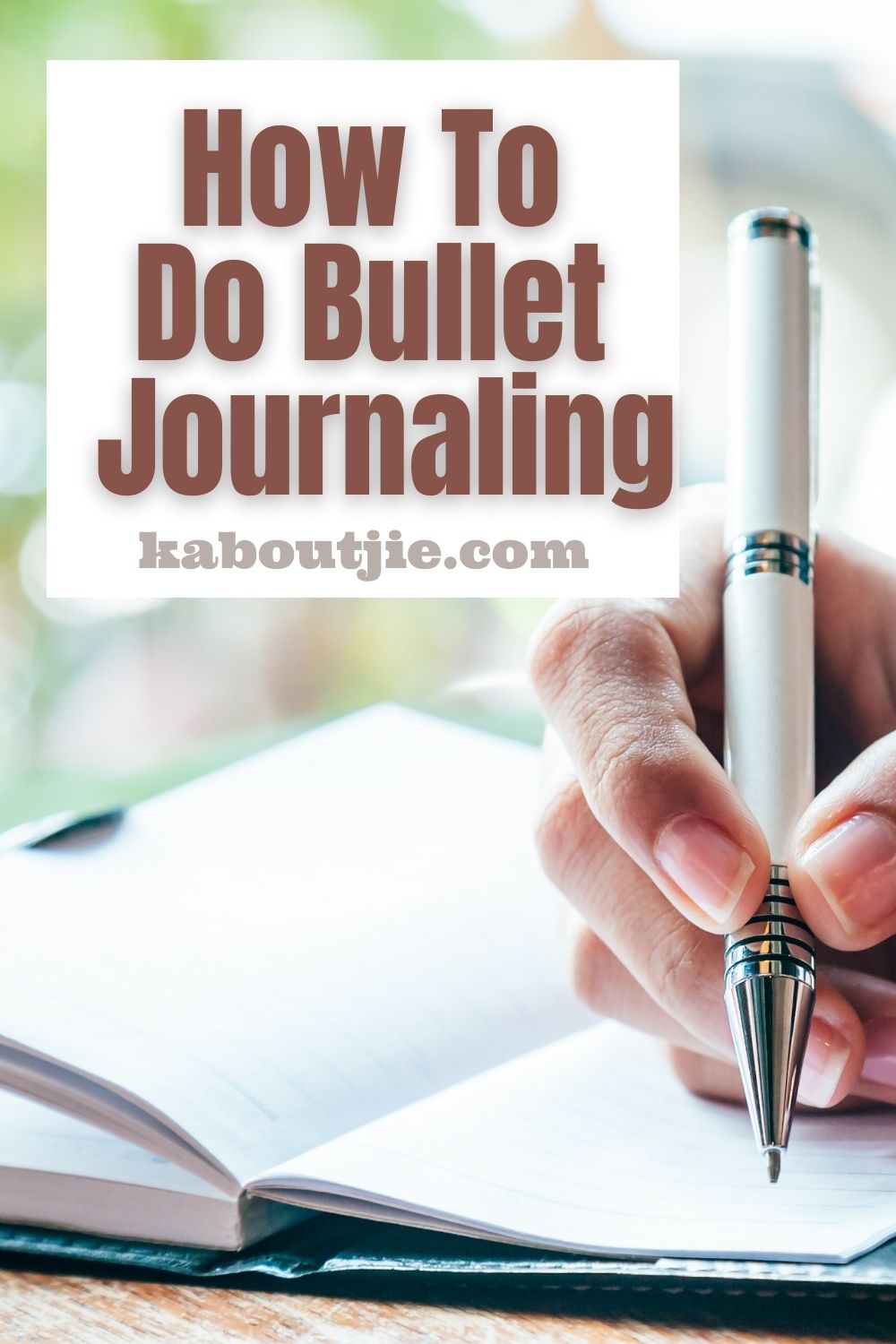 How To Do Bullet Journalling - With The Papery
