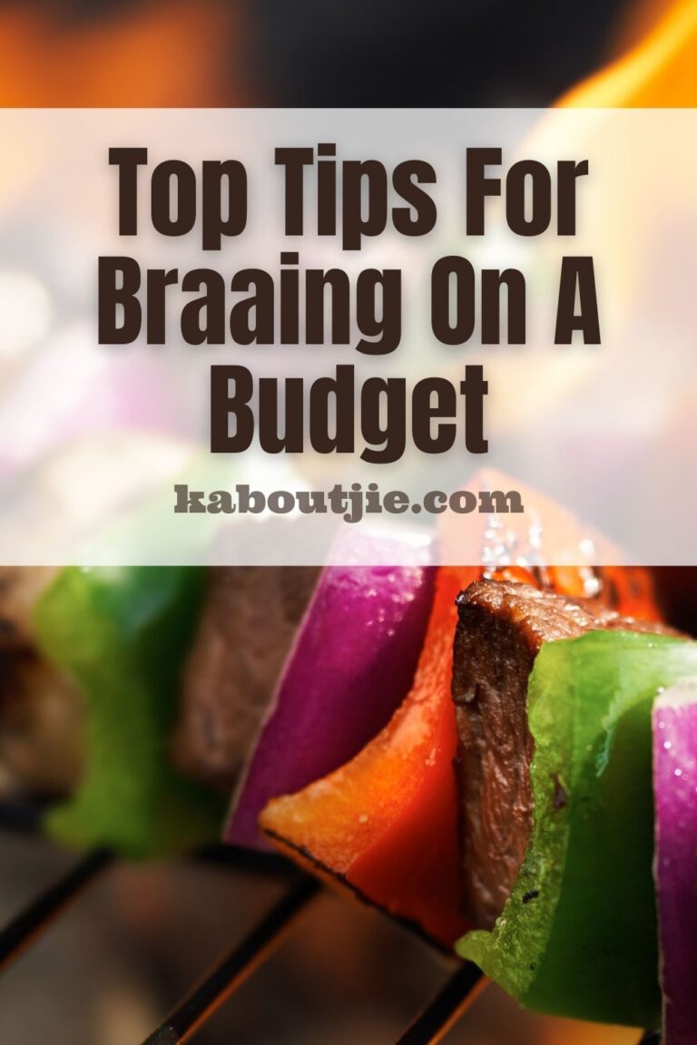 Benny Masekwameng 's 7 Top Tips For Braaing On A Budget